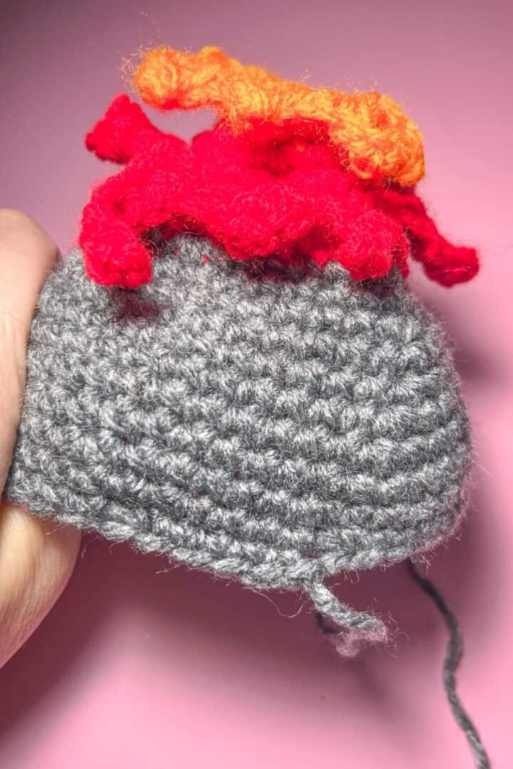 Crochet Volcano Pattern - thecaffeinatedsnail.com