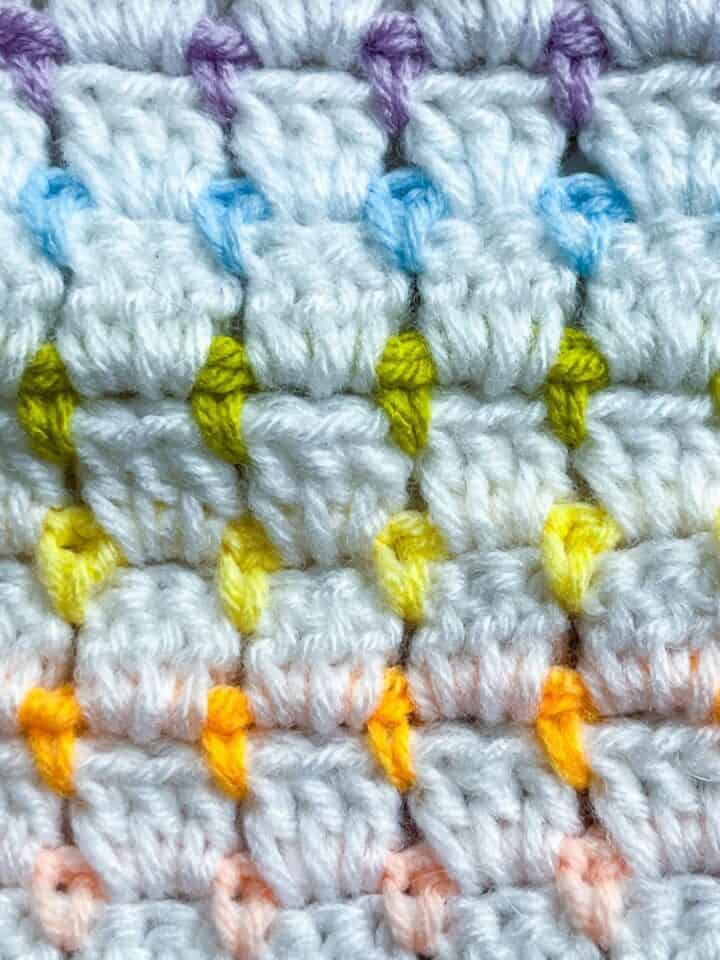 Crochet Garter Stitch - thecaffeinatedsnail.com