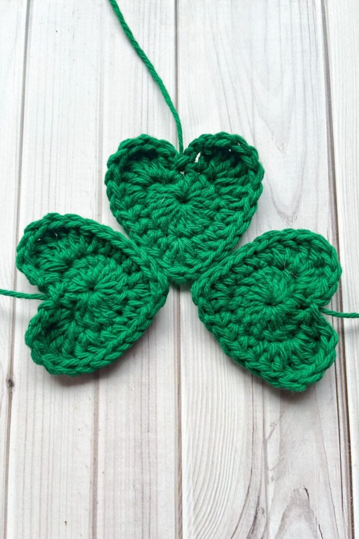 Free Crochet Shamrock Coaster Pattern - thecaffeinatedsnail.com