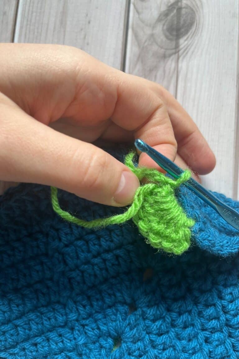 Crochet Wave Border Pattern - thecaffeinatedsnail.com