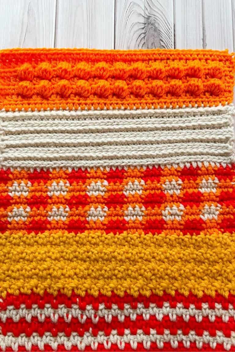 Patchwork Pumpkin Crochet Pattern with Different Stitches ...