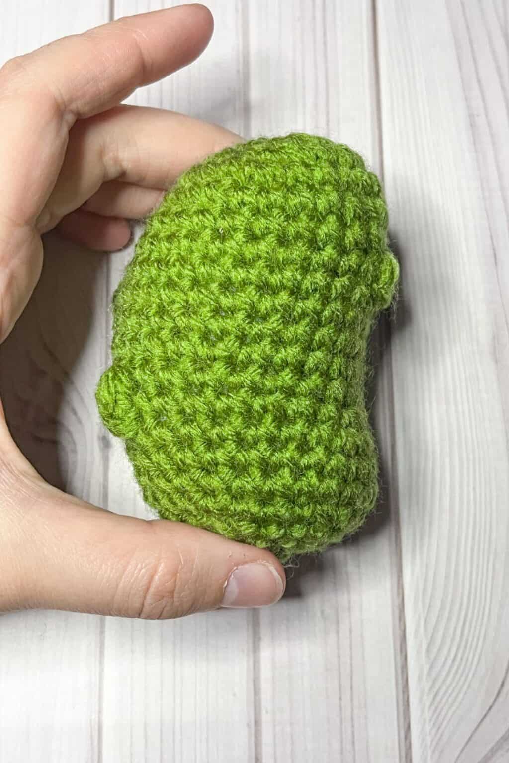 Crochet Pickle Pattern - thecaffeinatedsnail.com