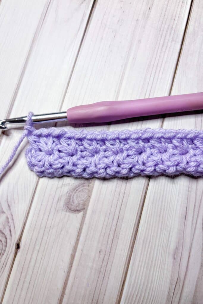 Crochet Star Stitch Scarf Pattern - thecaffeinatedsnail.com