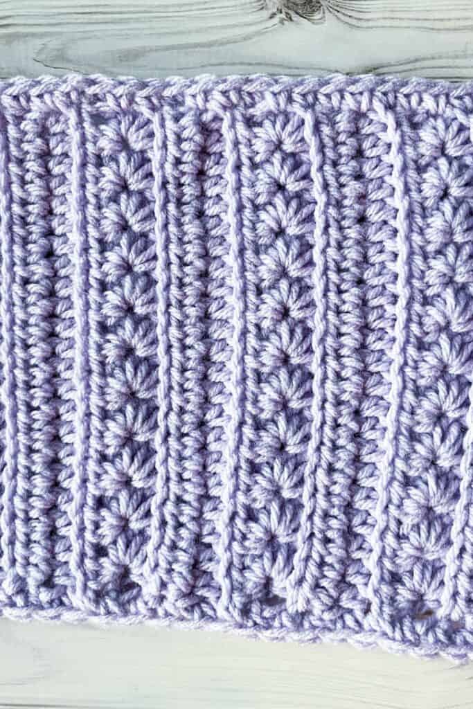 Crochet Star Stitch Scarf Pattern - thecaffeinatedsnail.com