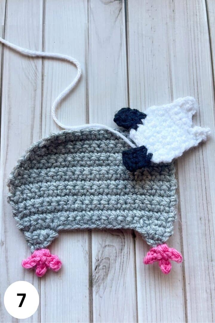 Crochet Possum Bag Pattern - thecaffeinatedsnail.com