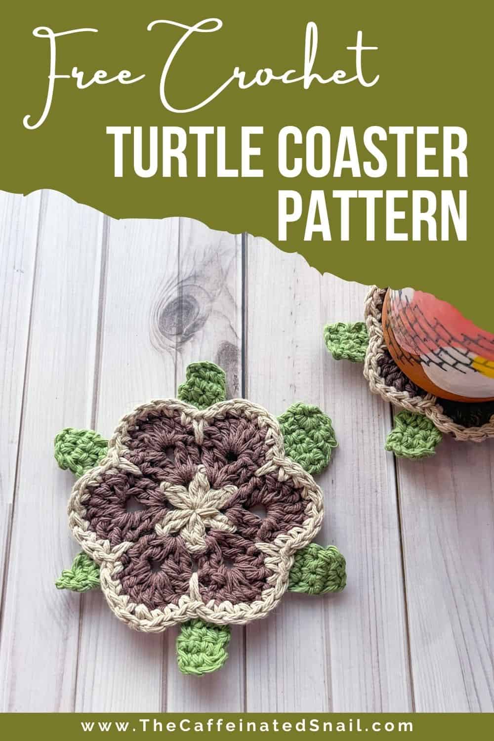 Crochet Egg Coaster Pattern - thecaffeinatedsnail.com