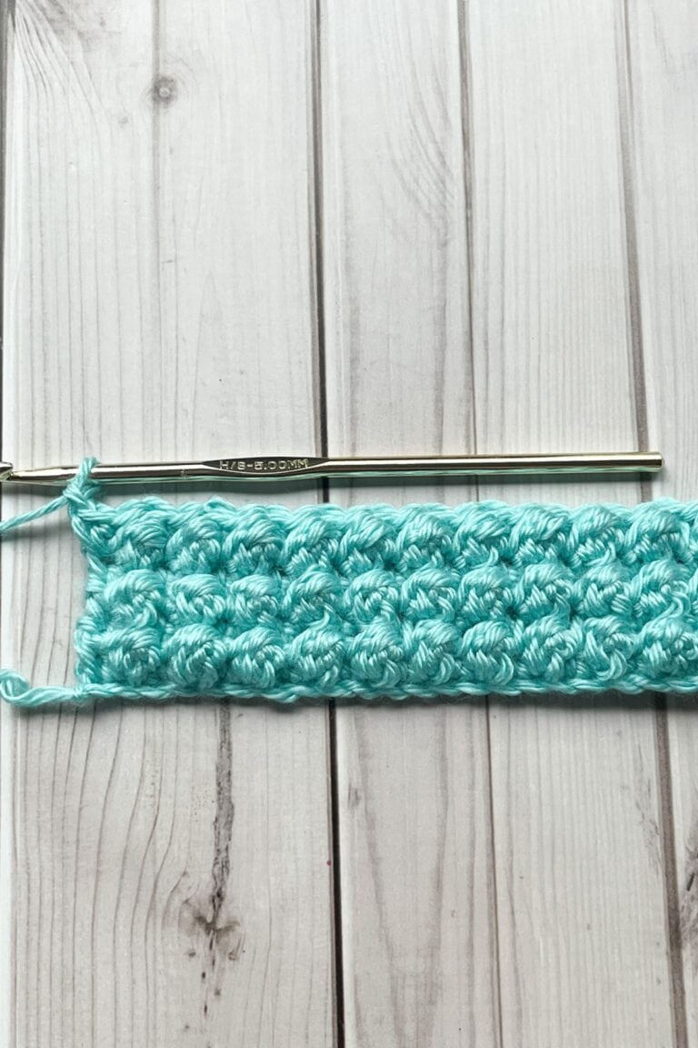 Crochet Berry Stitch - thecaffeinatedsnail.com
