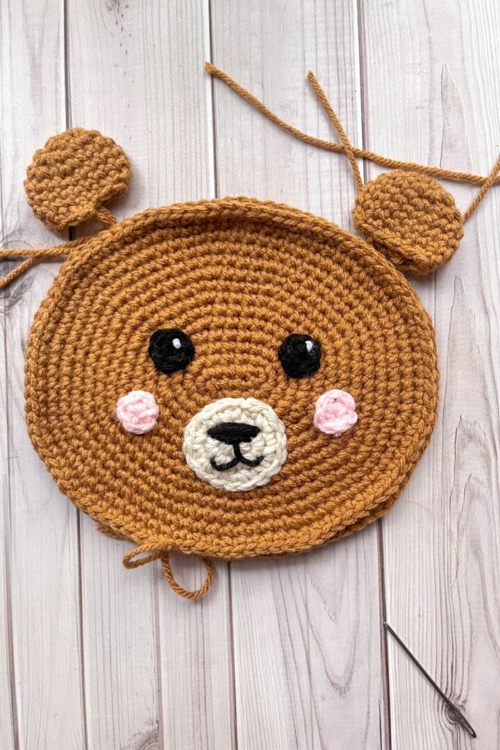 Crochet Bear Bag Pattern - thecaffeinatedsnail.com