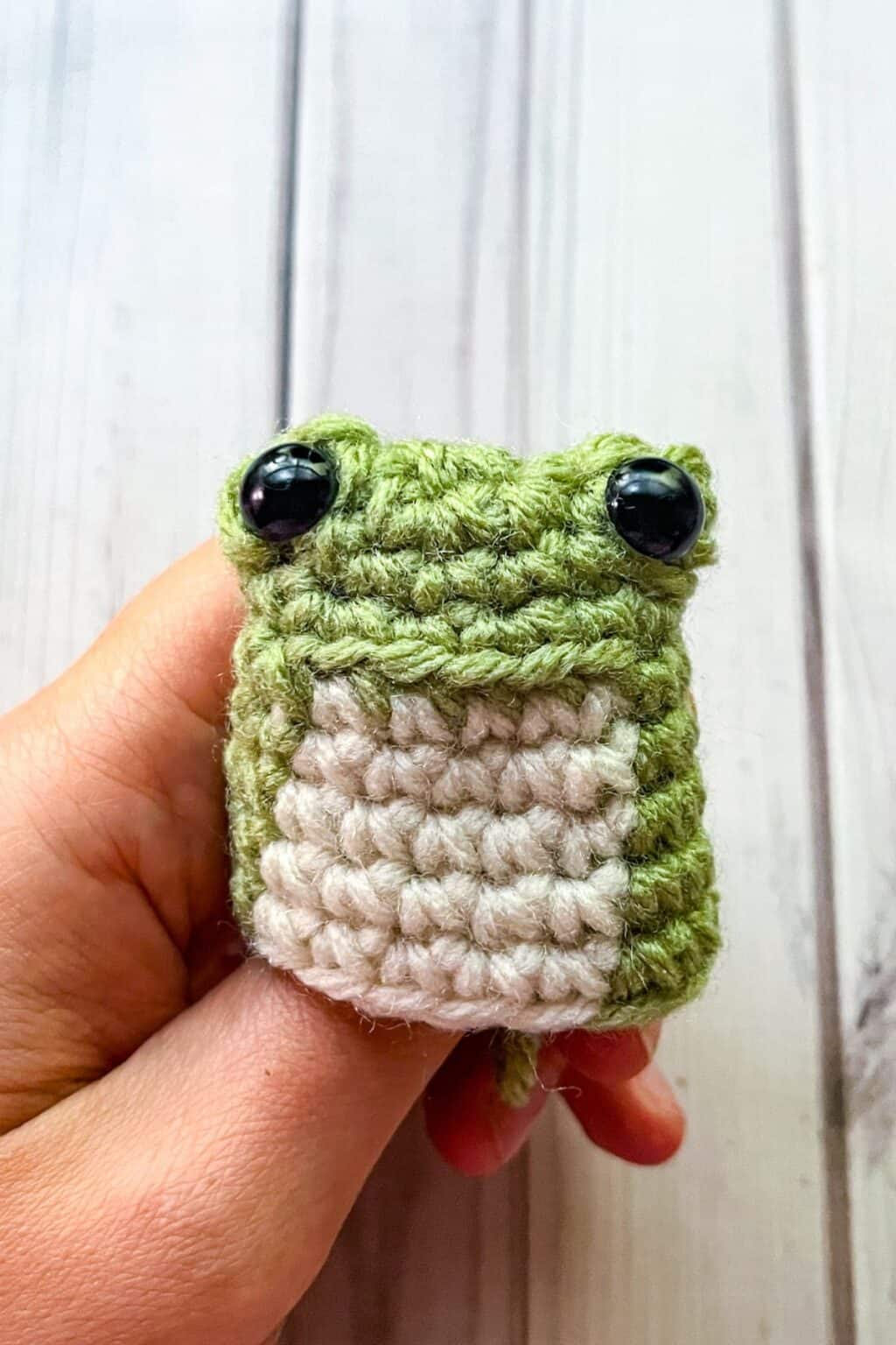 Crochet Frog Pattern - thecaffeinatedsnail.com