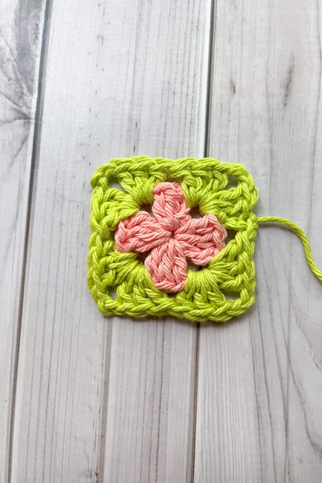 Crochet Granny Square Coaster Pattern - thecaffeinatedsnail.com