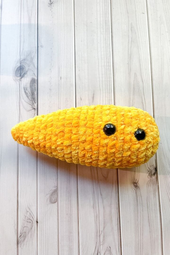 Crochet Tempura Shrimp Pattern - thecaffeinatedsnail.com