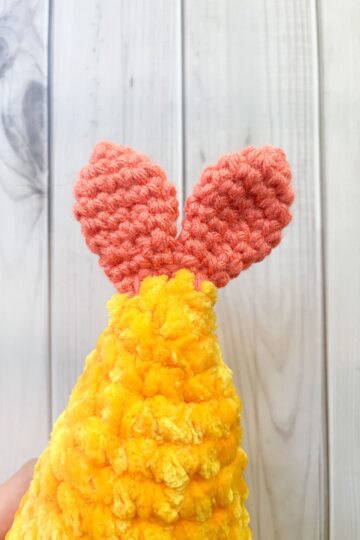 Crochet Tempura Shrimp Pattern - thecaffeinatedsnail.com