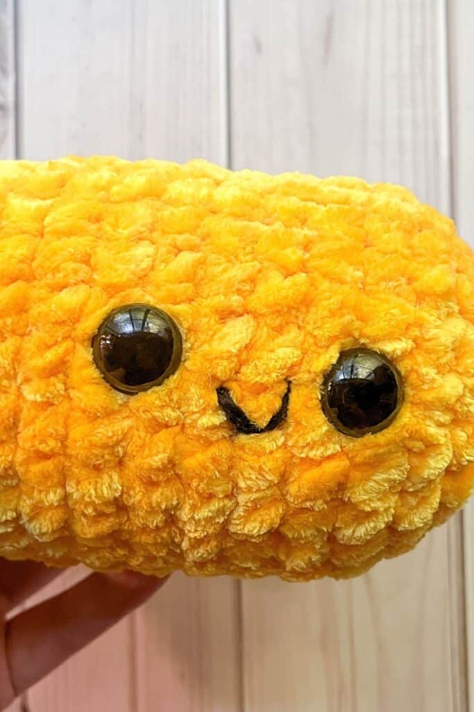 Crochet Tempura Shrimp Pattern - thecaffeinatedsnail.com