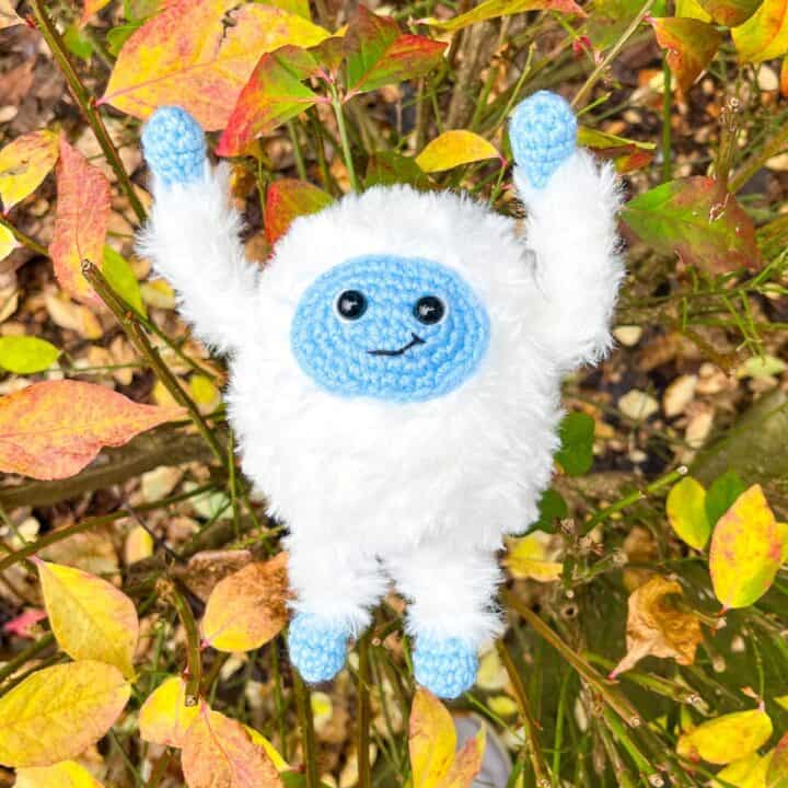 Yeti Crochet Pattern - thecaffeinatedsnail.com