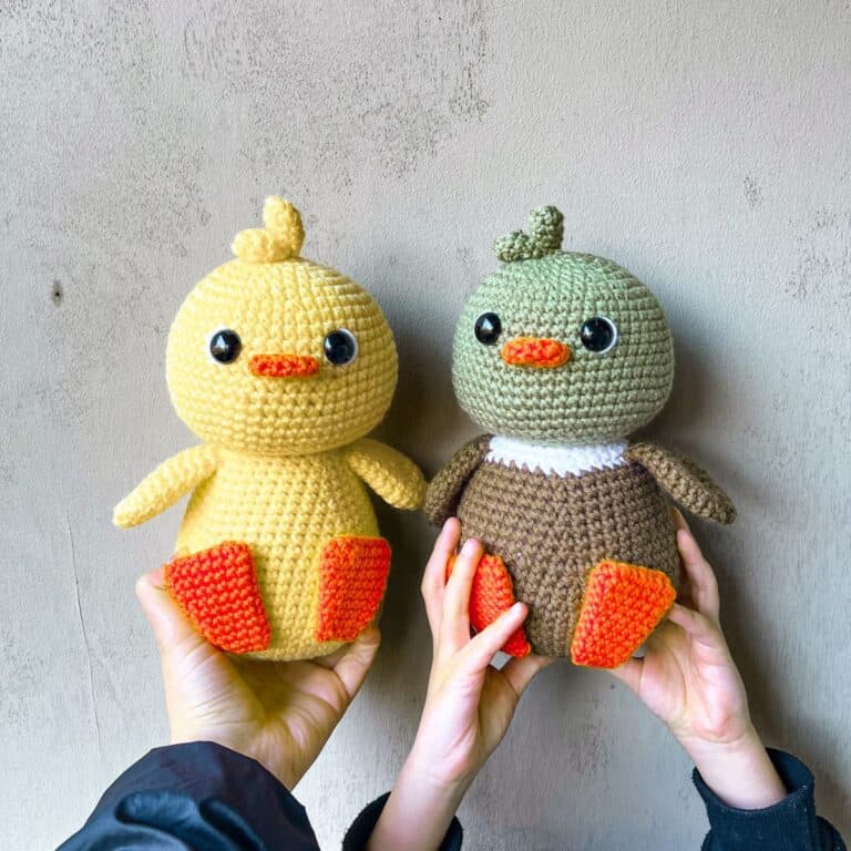 Free Crochet Duck Pattern - thecaffeinatedsnail.com
