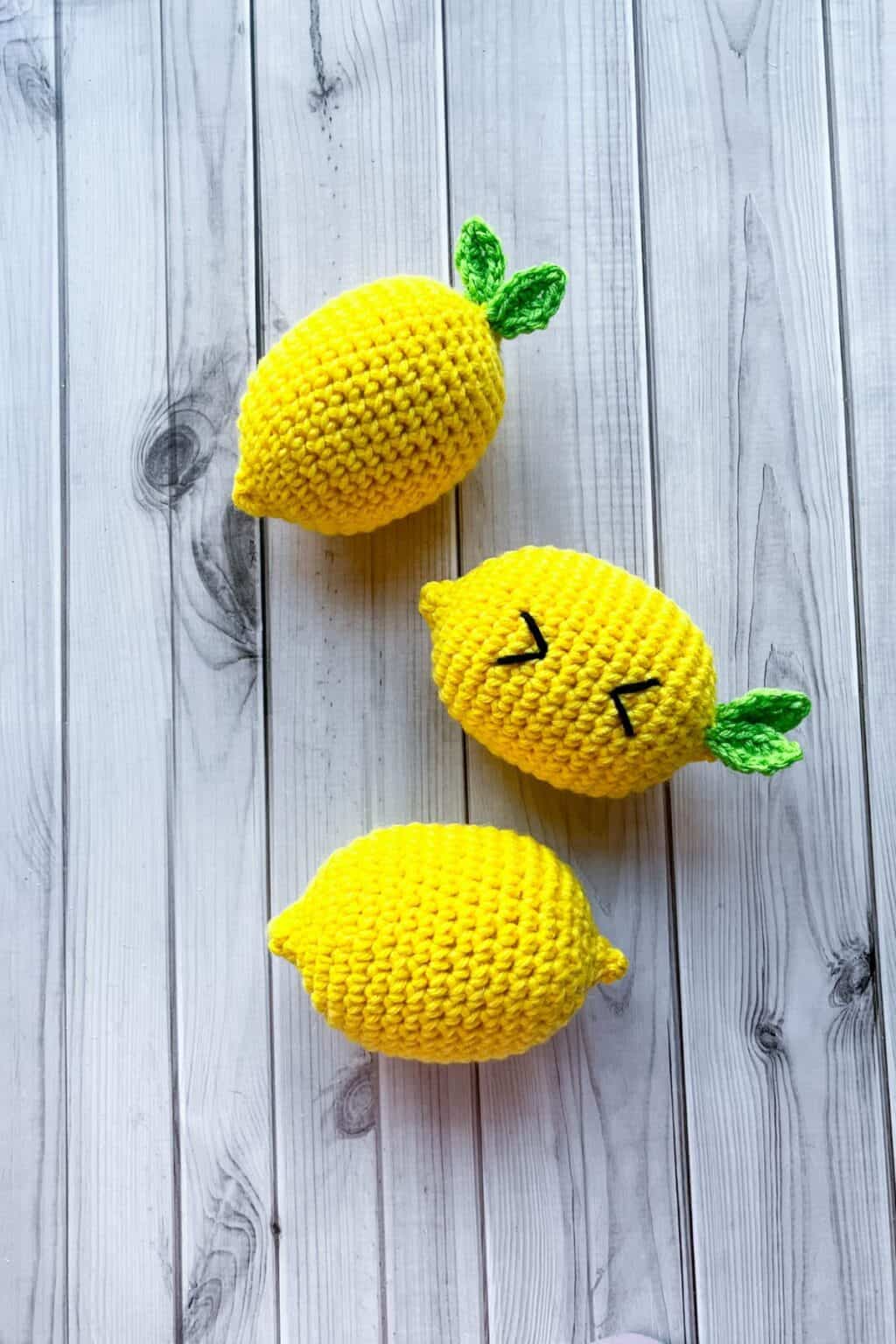 Crochet Lemon Pattern - thecaffeinatedsnail.com